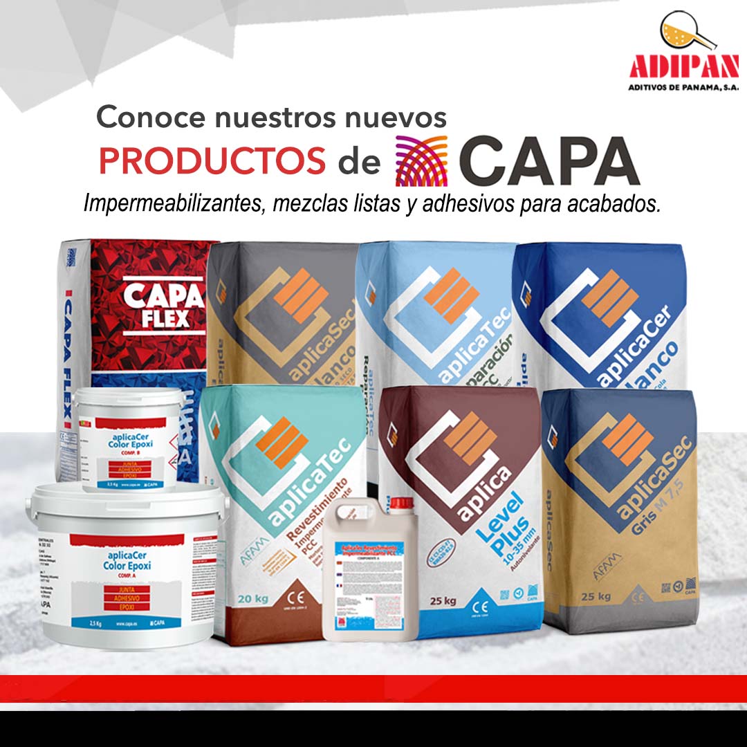Productos para construcción ADIPAN - Aditivos de Panamá S.A