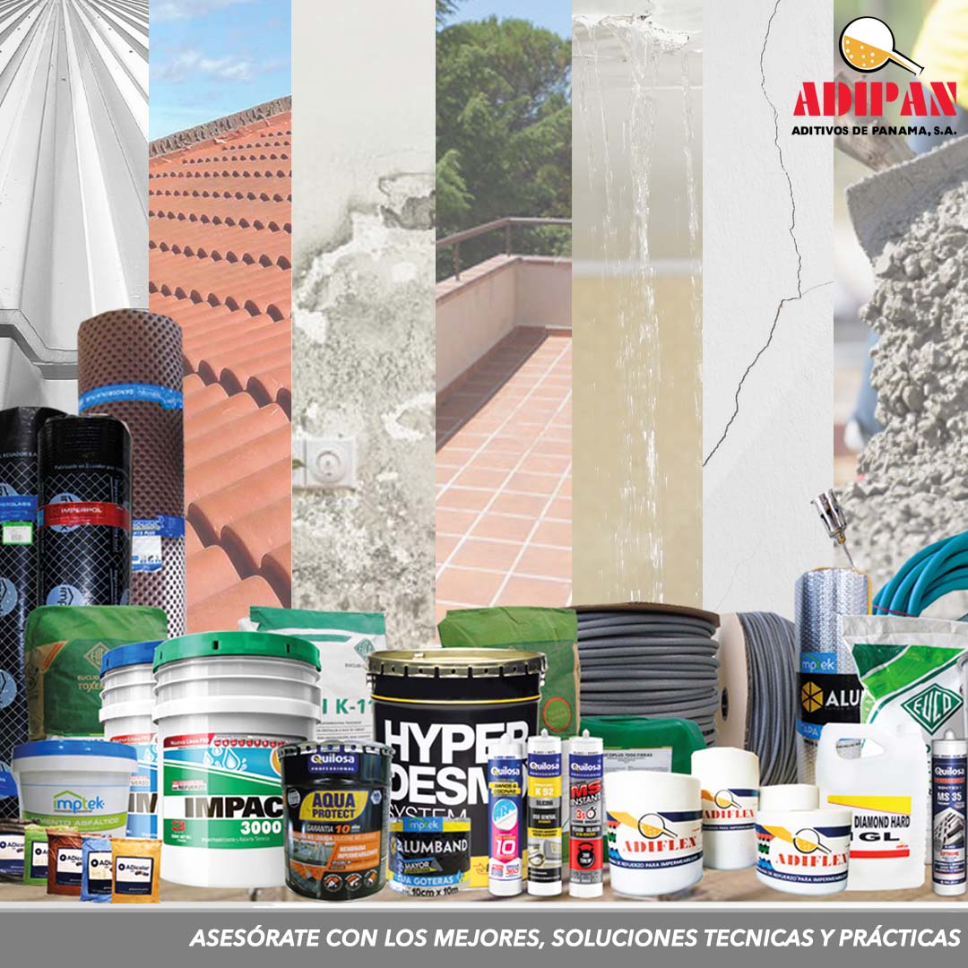 Productos para construcción ADIPAN - Aditivos de Panamá S.A